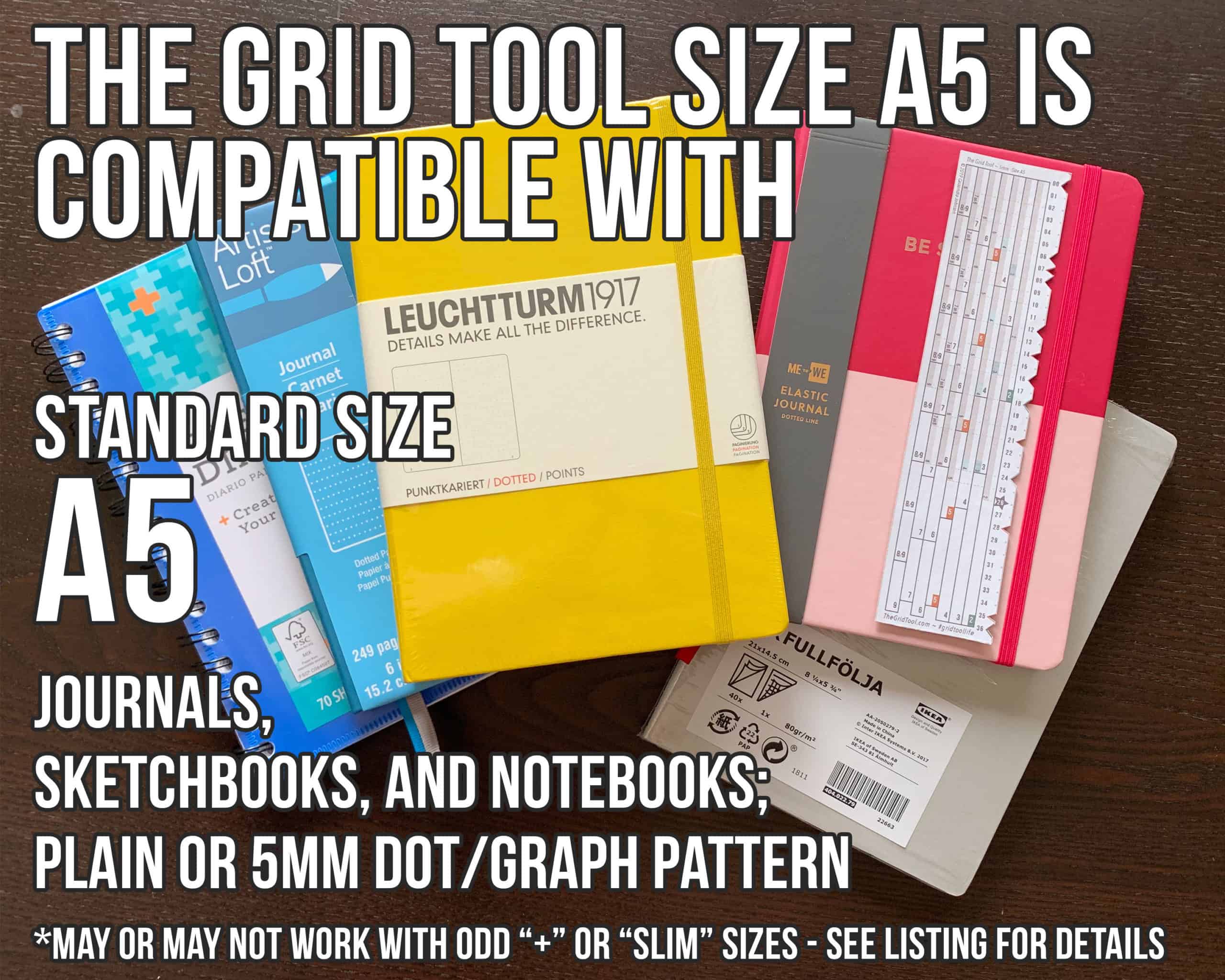 A5 Bullet Journal Size - What is it? : The Grid Tool