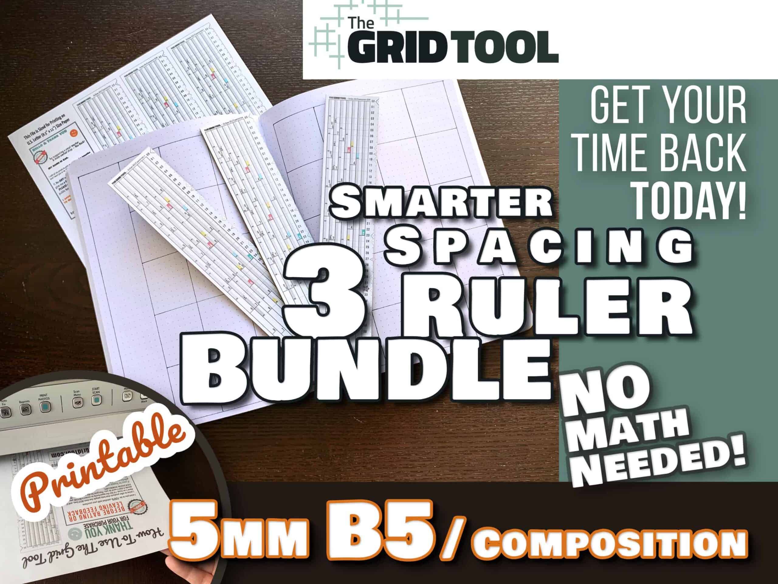 B5 Grid Tool - Now With 3 Ruler Options! : The Grid Tool